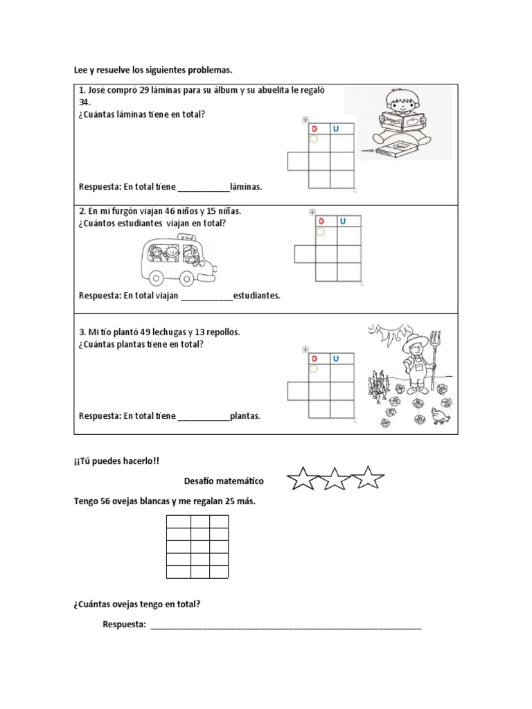 Lee Y Resuelve Los Siguientes Problemas Pdf