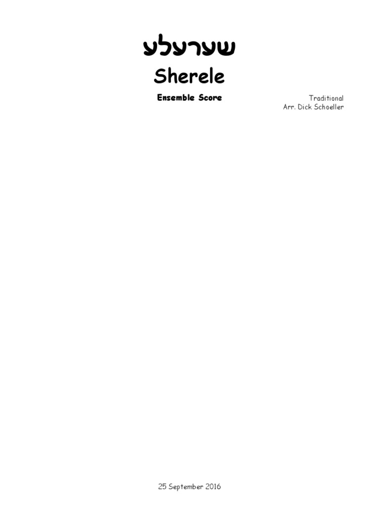 Sherele 00.score | PDF