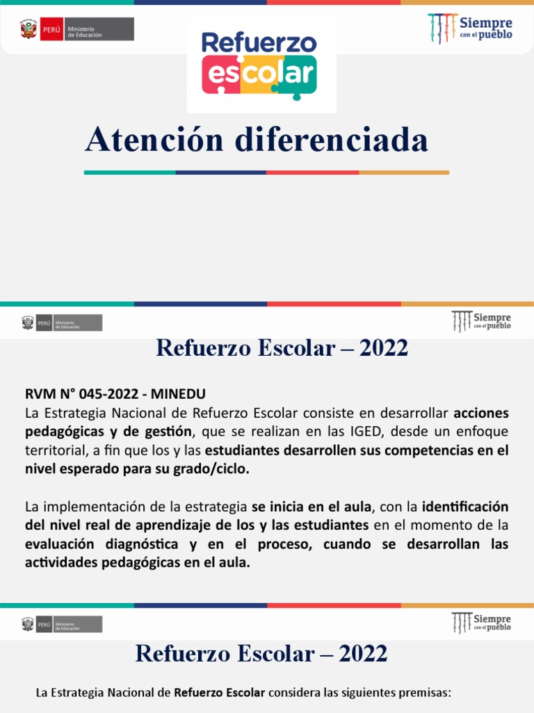 Atención Diferenciada | PDF | Aprendizaje | Salón de clases