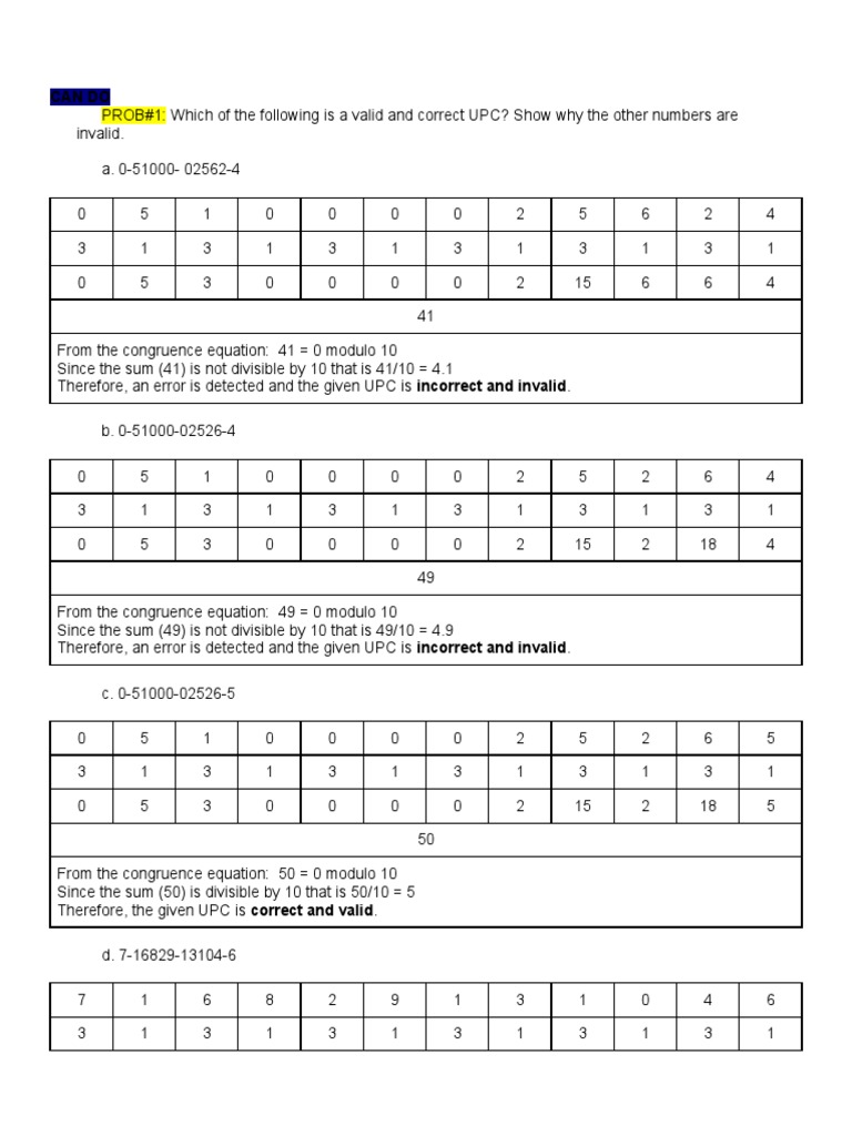 Problem Solving (UPC) | PDF | Universal Product Code | Applied Mathematics