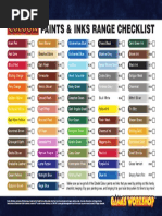 Paint Range Compatibility Chart - DakkaDakka | PDF | Brown | Blue