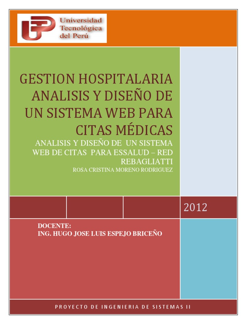 Gestion Hospitalaria Analisis y Diseno D | PDF | Hospital | Software Gestion Hospitalaria Analisis y Diseno D | PDF | Hospital | Software