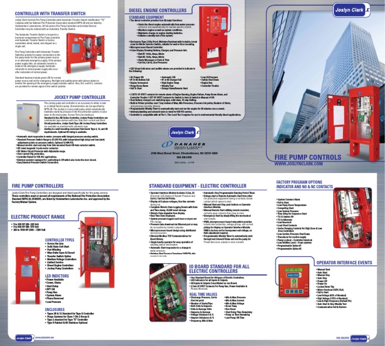 Fire Pump Brochure | PDF