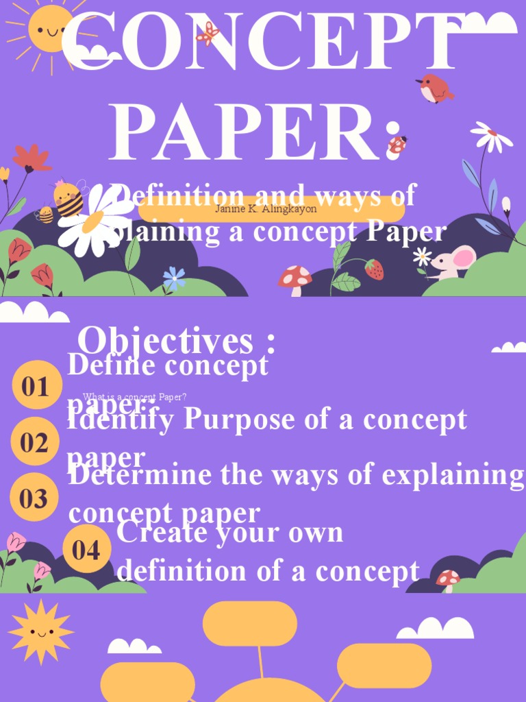 Art of Defining A Concept Paper | PDF | Concept | Definition