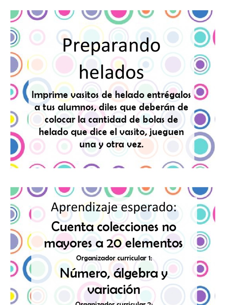 Helados Conteo | PDF