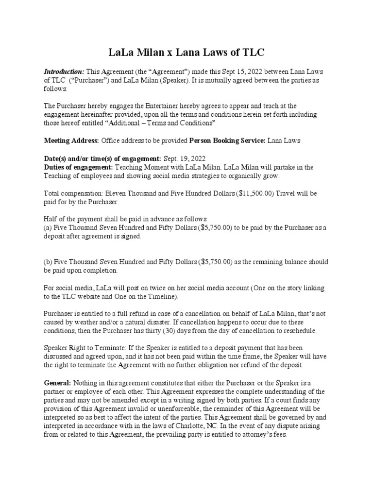 LaLa Milan X Lana Laws | PDF | Common Law | Justice