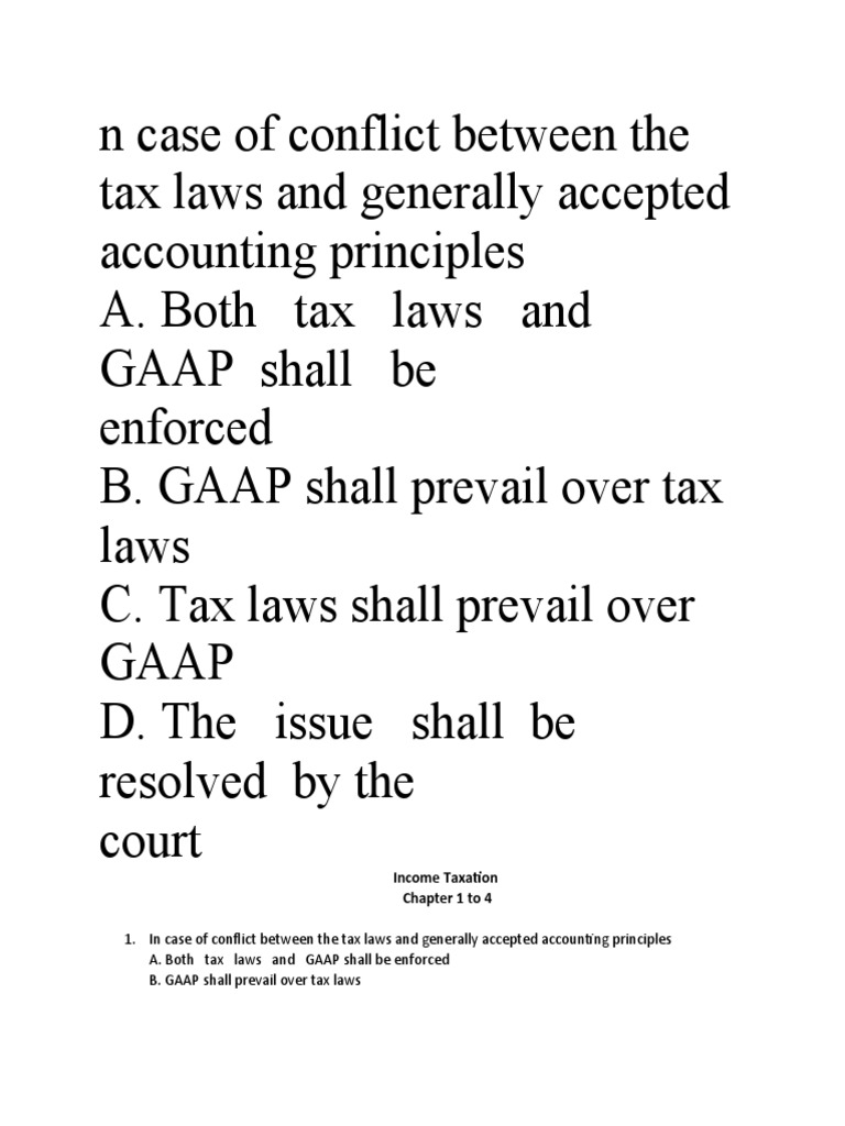 Tax Pre Test | PDF | Finance & Money Management