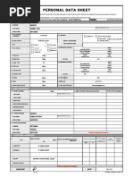 ANNEX H-1 - CS Form No. 212 Revised 2025 - Personal Data Sheet | PDF ...
