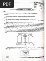 Beam Balance Physics Project | PDF | Weighing Scale | Physical Quantities