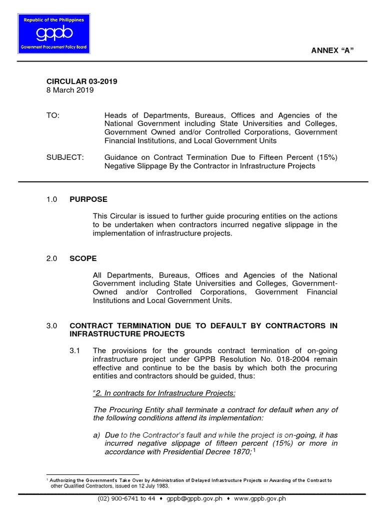GPPB Circular No. 03-2019 | PDF | Economies