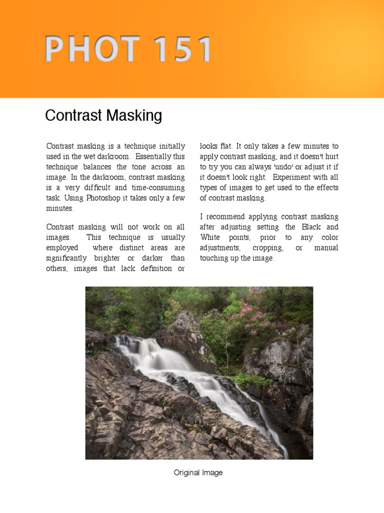 Contrast Masks | PDF