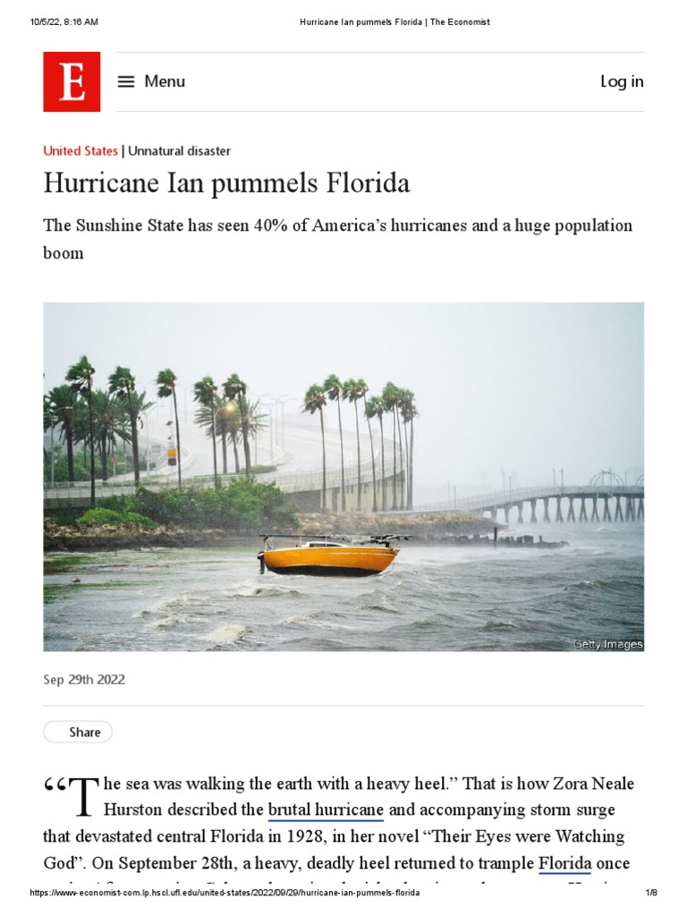Hurricane Ian Pummels Florida, Causing Devastating Damage and Potential ... Hurricane Ian Pummels Florida, Causing Devastating Damage and Potential ...