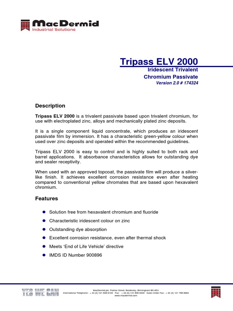 Tripass ELV 2000 | PDF | Titration | Chemistry