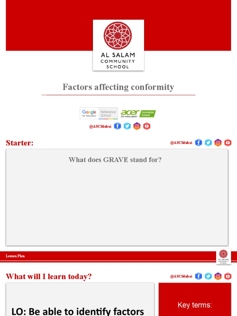 4 - Factors Affecting Conformity | PDF | Conformity | Psychological ...