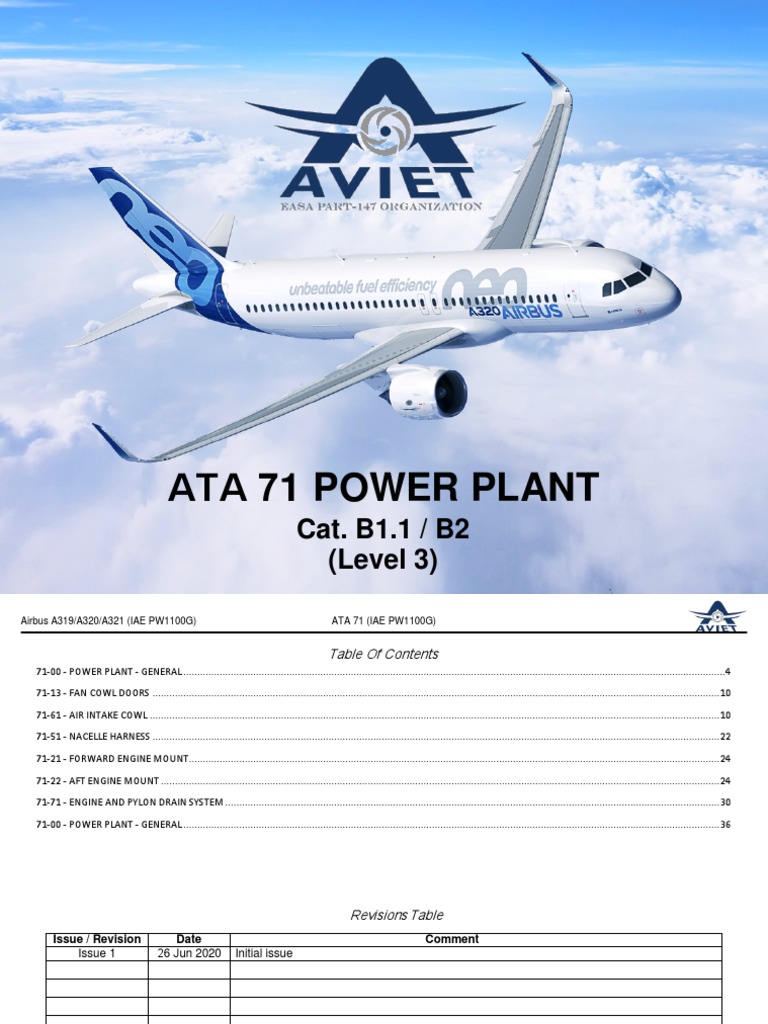 ATA 71 Issue1 | PDF | Manufactured Goods | Machines