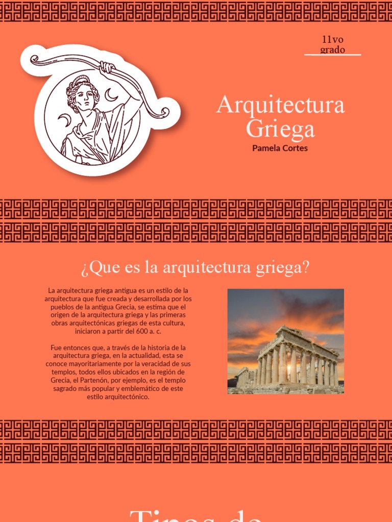 Arquitectura Griega Presentacion | Descargar gratis PDF | Antigua Grecia | Grecia