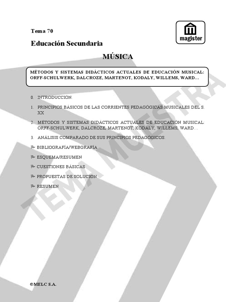 Tema Muestra Mus | PDF | Escala (música) | Ritmo