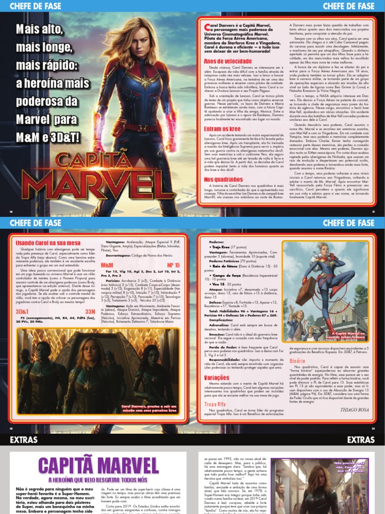 Chefe de Fase - Capitã Marvel | PDF