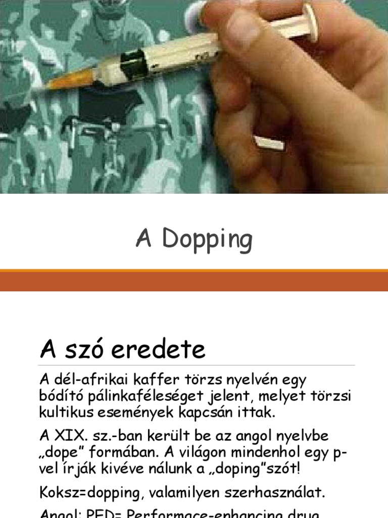 A Dopping - Kaszás Gergely | PDF