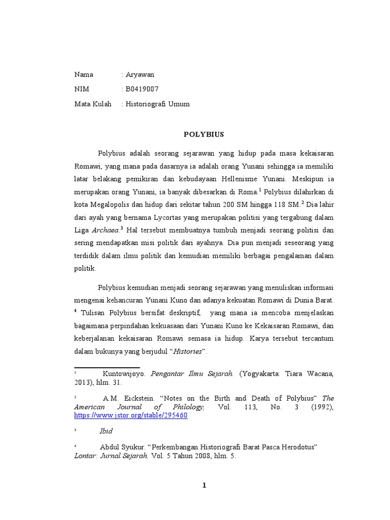 Aryawan Polybius | PDF | Agama & Spiritualitas