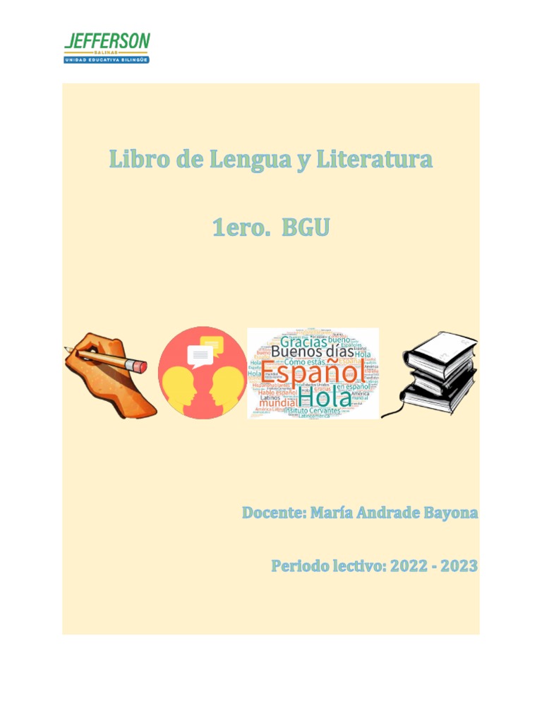 Lengua y Literatura - 1° BGU - Parcial 1 | PDF | Poesía épica | Homero