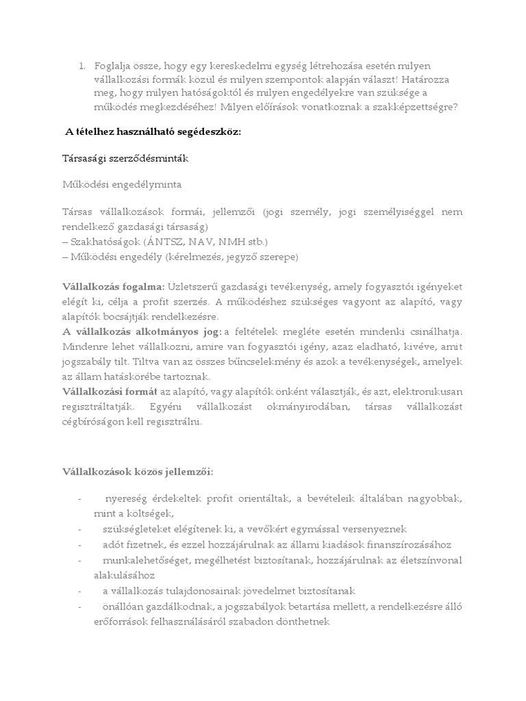 OKJ - BOltvezető Szóbeli | PDF