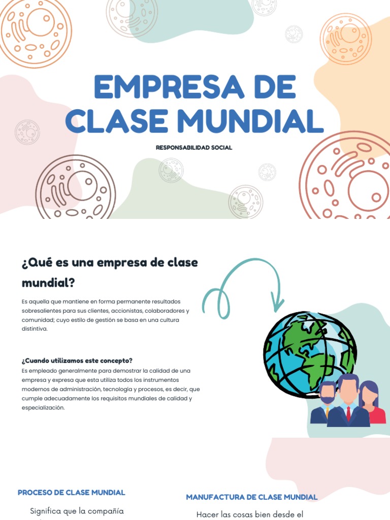 Empresas de Clase Mundial y Responsabilidad Social | PDF