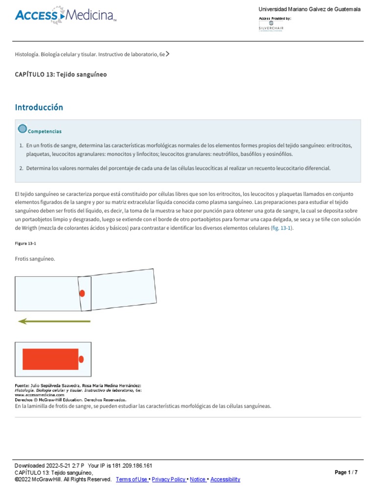 CAPÍTULO 13, Manual de Sepúlveda | PDF | Leucocito | Sangre