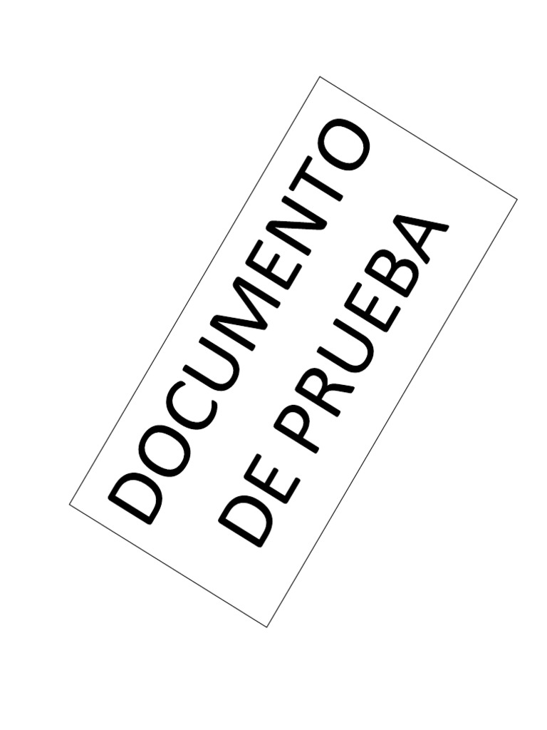 Documento de Prueba | PDF