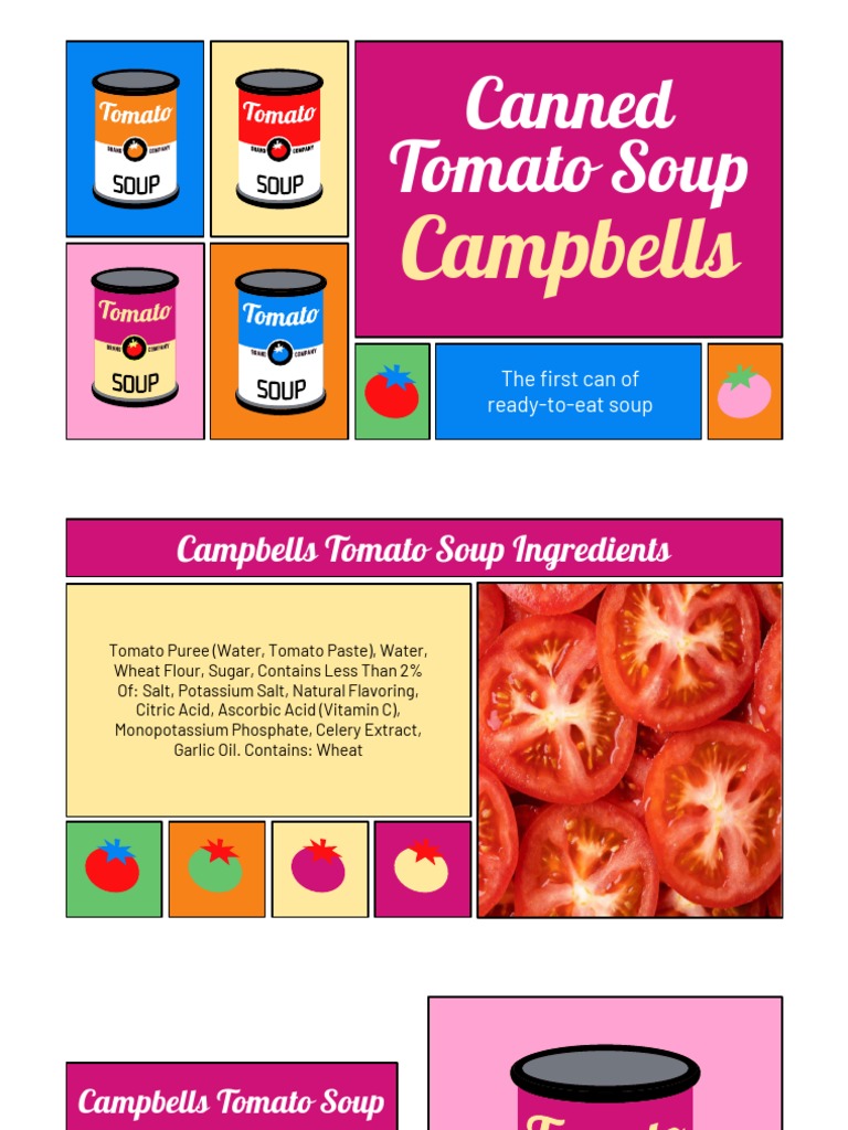 Campbells Tomato Soup | PDF | Soup | Foods
