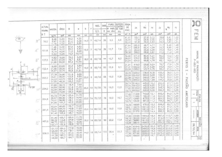 Perfil I Americano | PDF