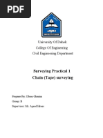 Chain Surveying Procedures and Principles | PDF | Surveying | Triangle
