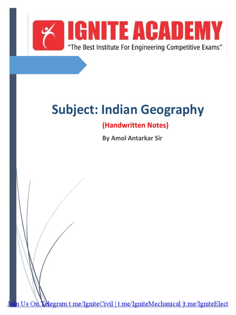 Indian Geography Notes by Amol Antarkar | PDF | Google Play | Internet ...