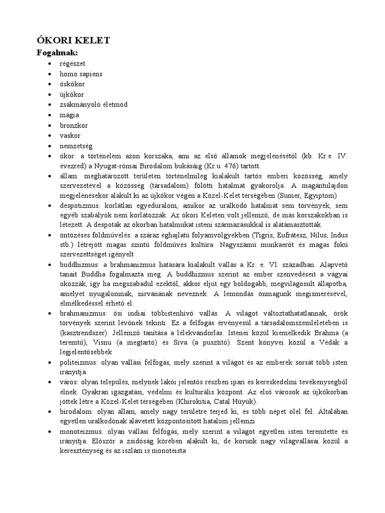 Ókori Kelet 2017 | PDF