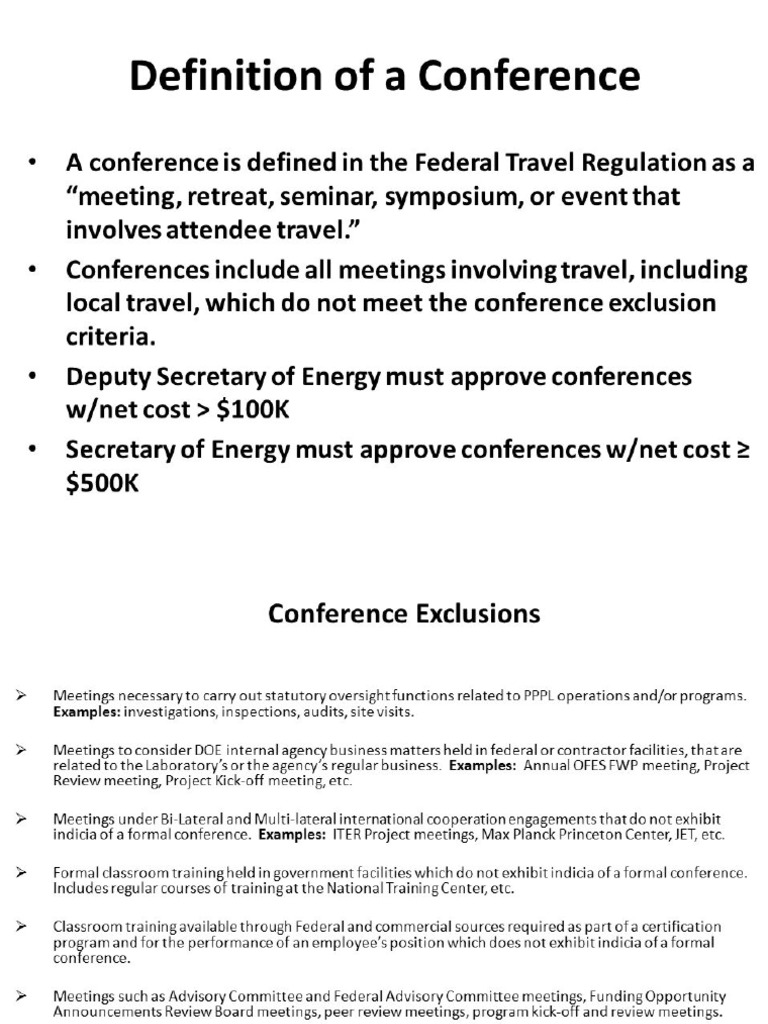 Definition of A Conference PDF | PDF