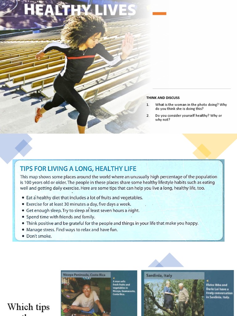 UNIT 1 Healthy Lives | PDF