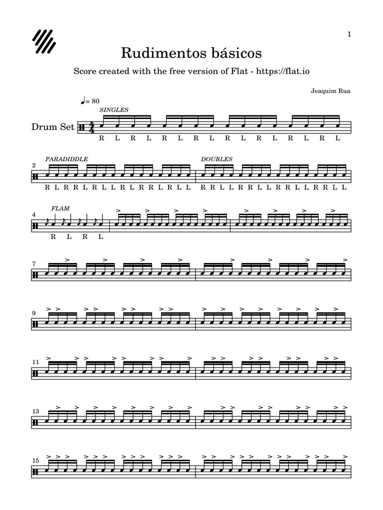 Rudimentos Básicos | PDF