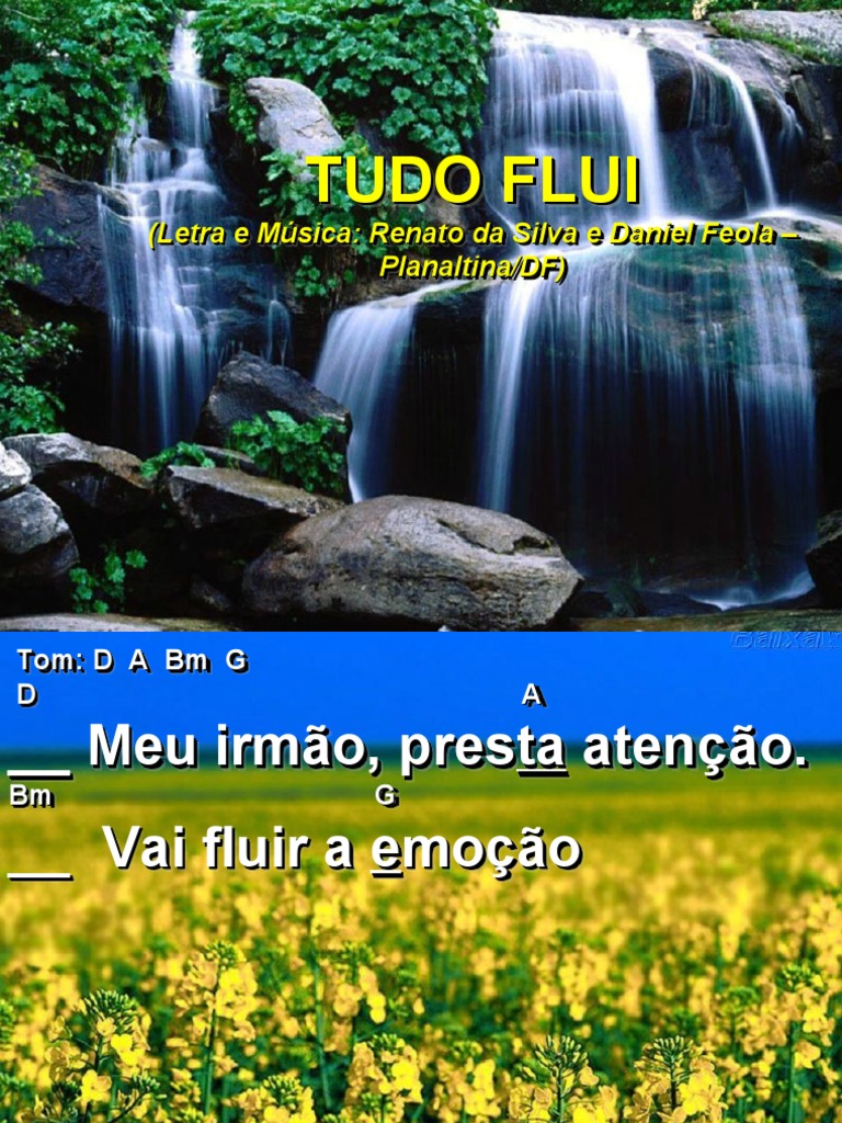 Letra da Música "Tudo Flui" de Renato e Daniel | PDF