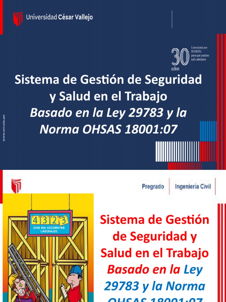 4.-PPT Oshas 18001 | PDF | La seguridad