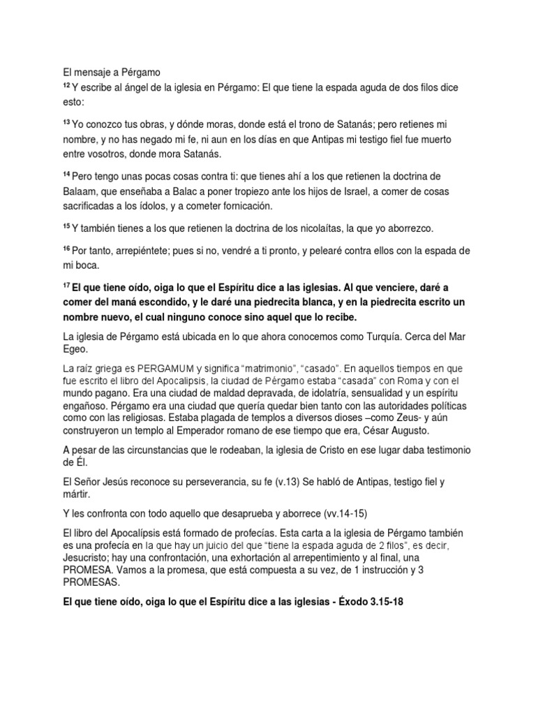 Apoc 2.17-Maná Oculto y Piedra Blanca | PDF