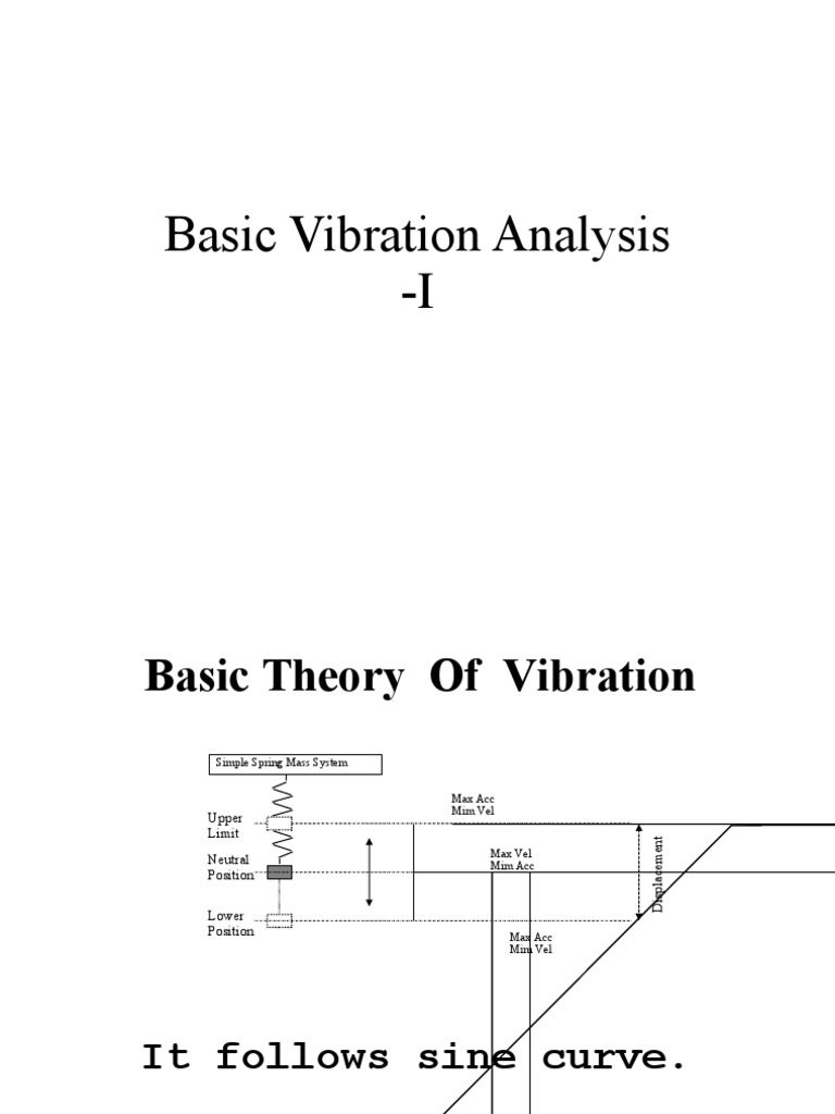 Basic Vibration Analysis Fundamentals: Understanding Key Concepts of ...