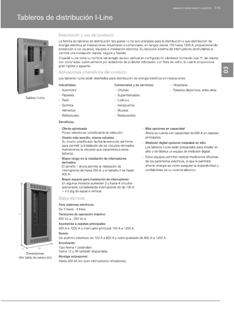Tablero I-Line SQD | PDF