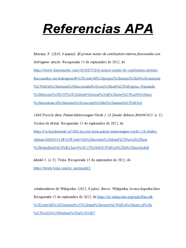 Referencias APA | PDF