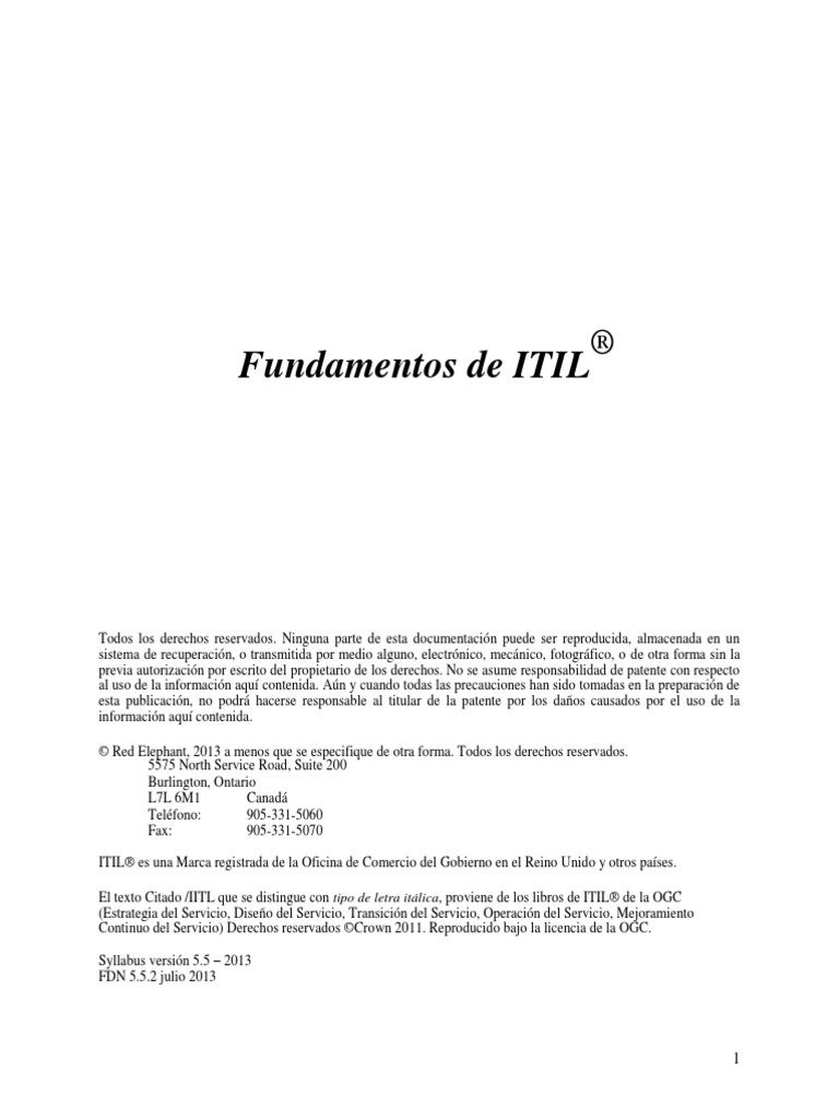 Manual ITIL | PDF | Itil | It Service Management