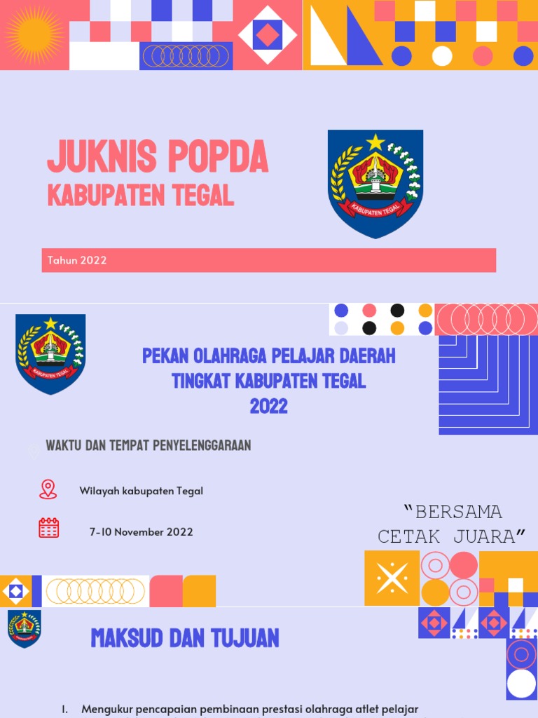 Juknis POPDA Kabupaten Tegal 2022 | PDF