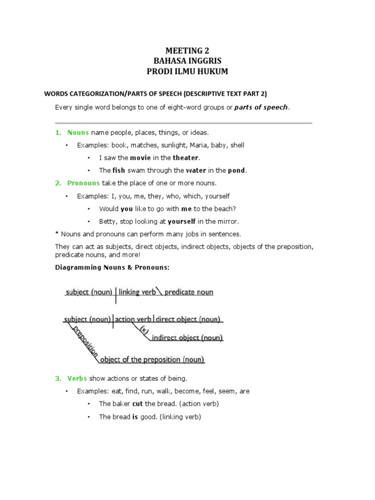 Meeting 2 English For Law 1 | PDF | Verb | Adverb
