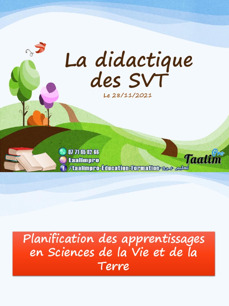 Didactique SVT Complete | PDF