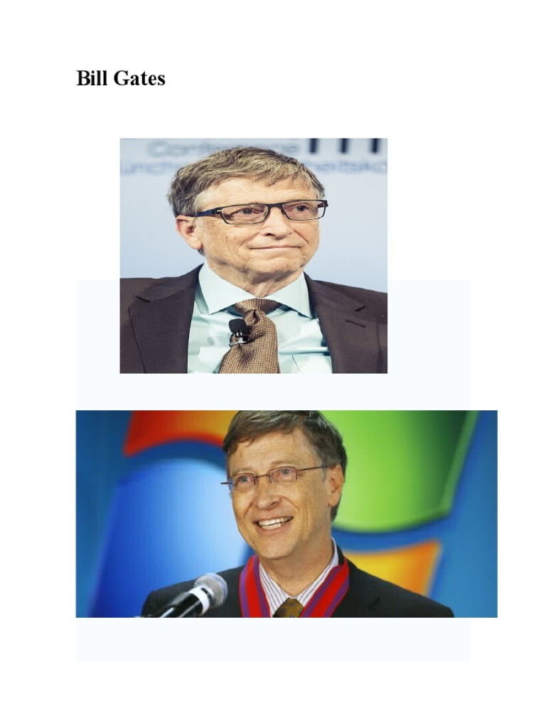 Bill Gates | PDF | Microsoft | Compatibles con PC Ibm