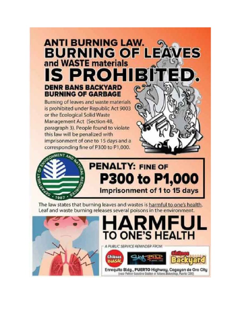 Anti-Burning Law | PDF