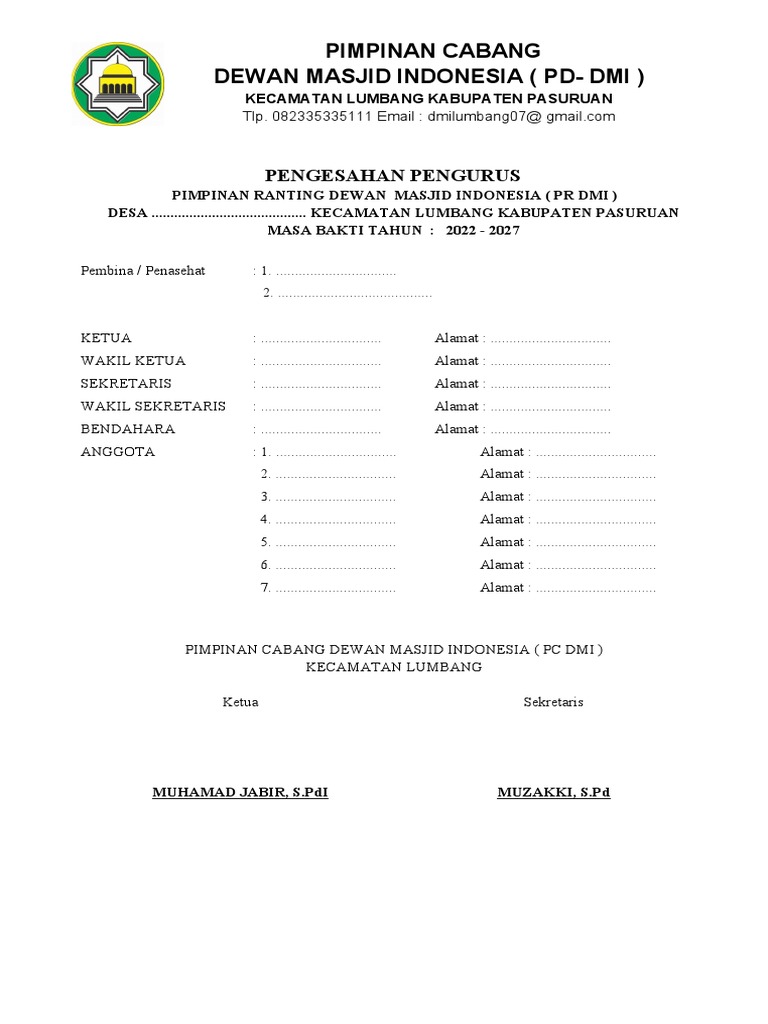 SK PR Dmi Desa ................................ | PDF